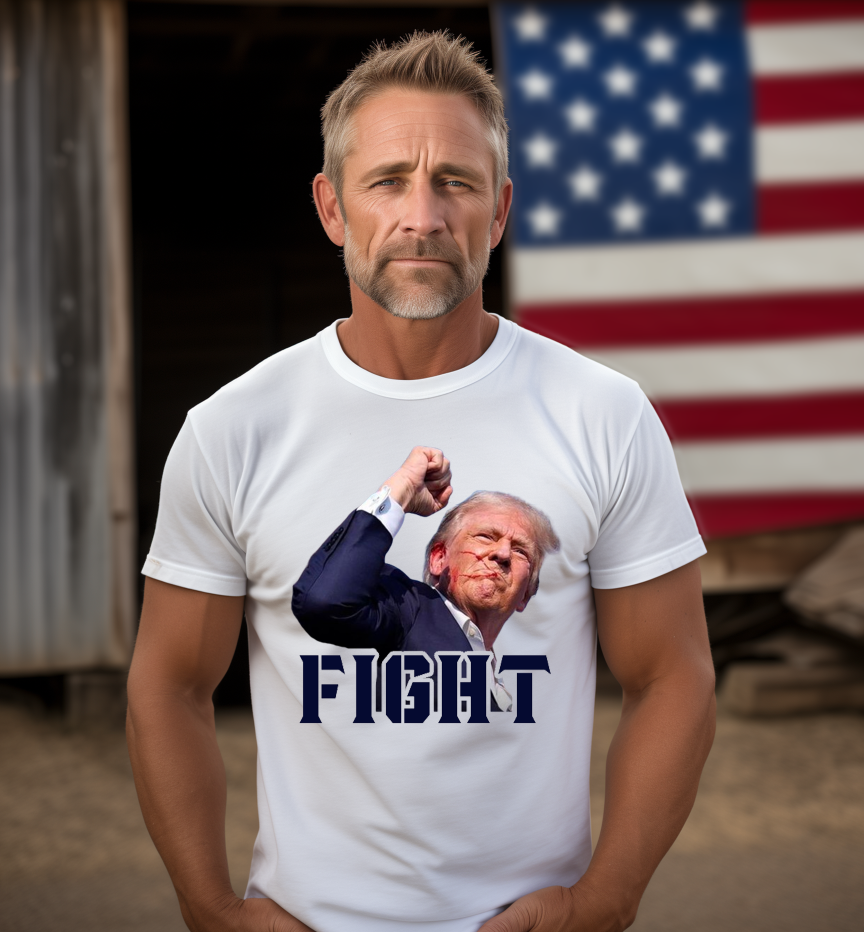 Trump Fight Tee – Creekwata Co.